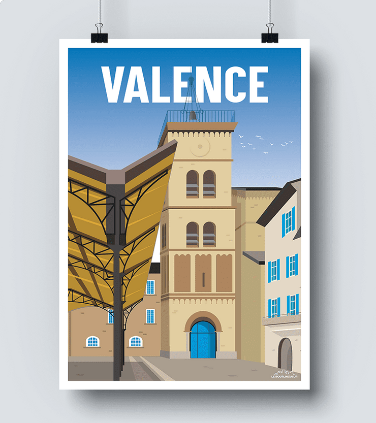 Affiche Valence – Le Bourlingueur
