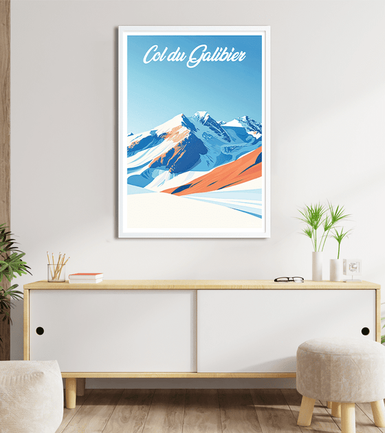 Affiche Col du Galibier – Le Bourlingueur