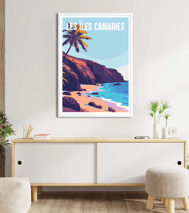 Affiche Les îles Canaries | Le Bourlingueur