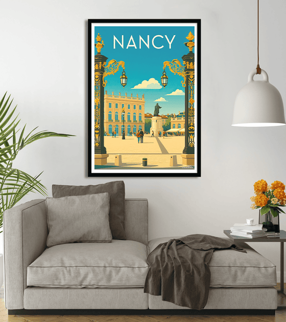 Affiche Place Stanislas - Nancy – Le Bourlingueur