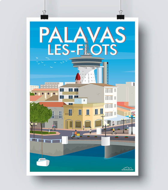 Affiche Palavas-les-Flots | Le Bourlingueur